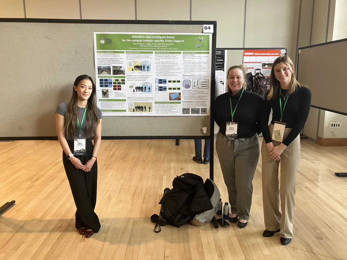 Three CS Majors Present at International Conference on Human-Robot ...